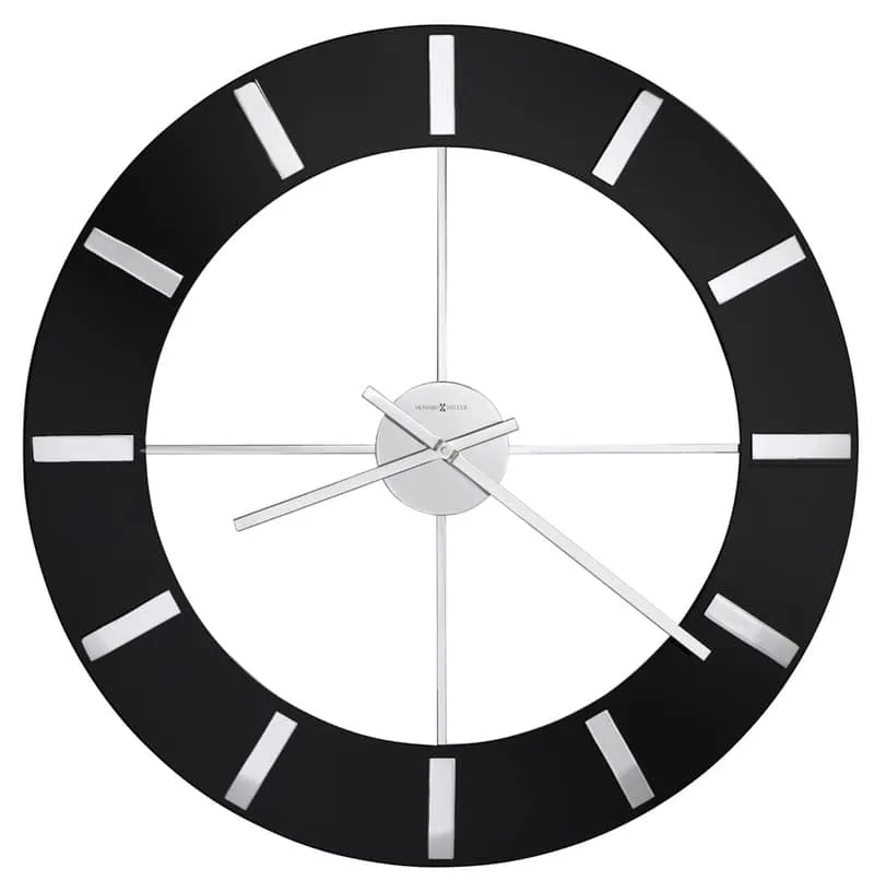 Onyx Wall Clock - Clocks by Christopher