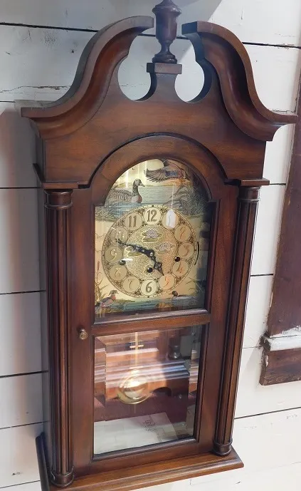 Sligh wall regulator with painted dial - Clocks by Christopher