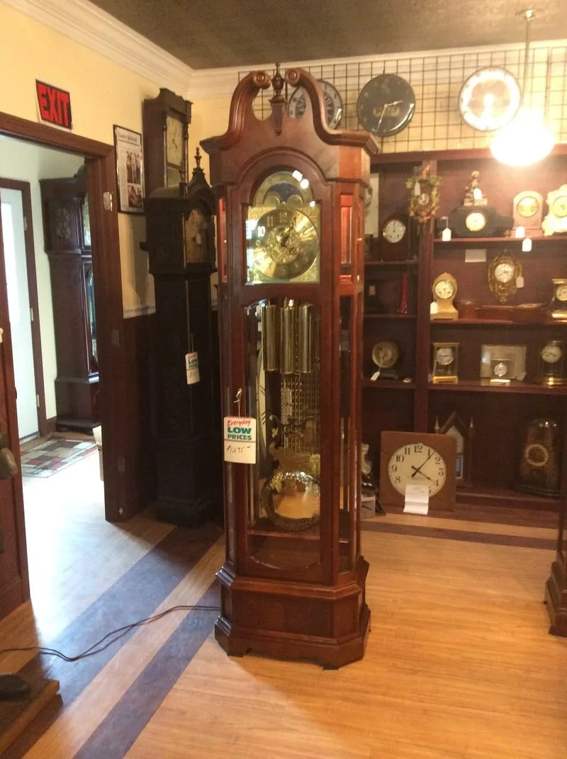 SOLD Ridgeway Angle Sides Cherry Grandfather Clock SOLD - Clocks by ...